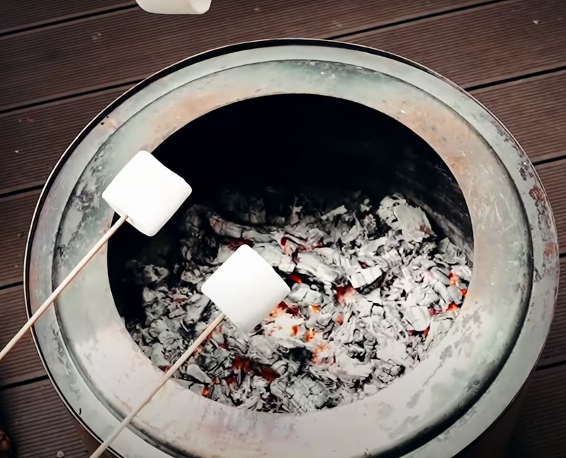 Can You Roast Marshmallows Over A Fire Log