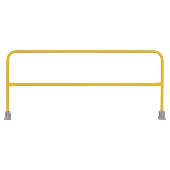 Yellow Safety Railing 8'L (96"), Pedestrian Barrier, Single/Double Soc ...