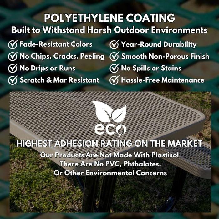 Trash Can Outdoor 32 Gallon, Expanded Metal with Liner, Black Trash Re ...