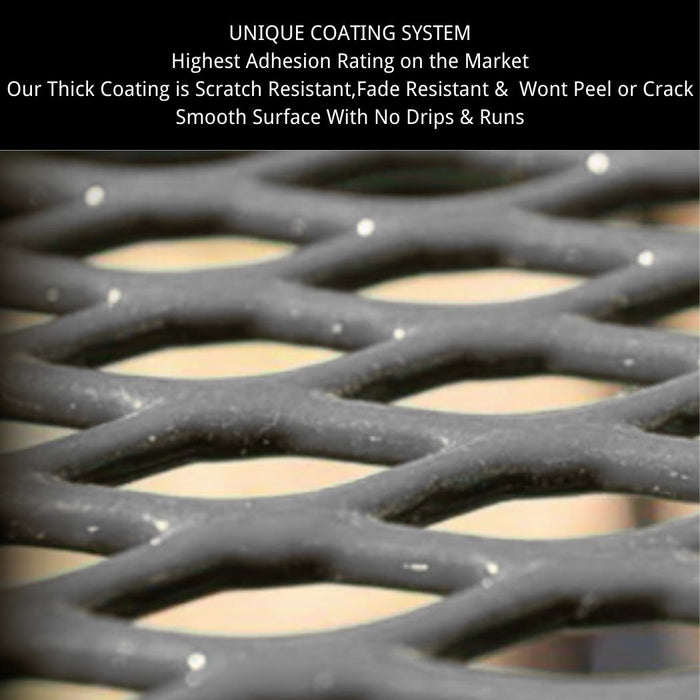 Trash Can Outdoor 32 Gallon, Expanded Metal with Liner, Black Trash Re ...